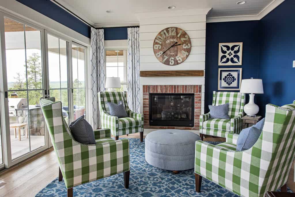 This cottage style home in Colorado Springs boasts beautiful interiors