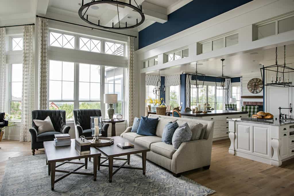 This cottage style home in Colorado Springs boasts beautiful interiors