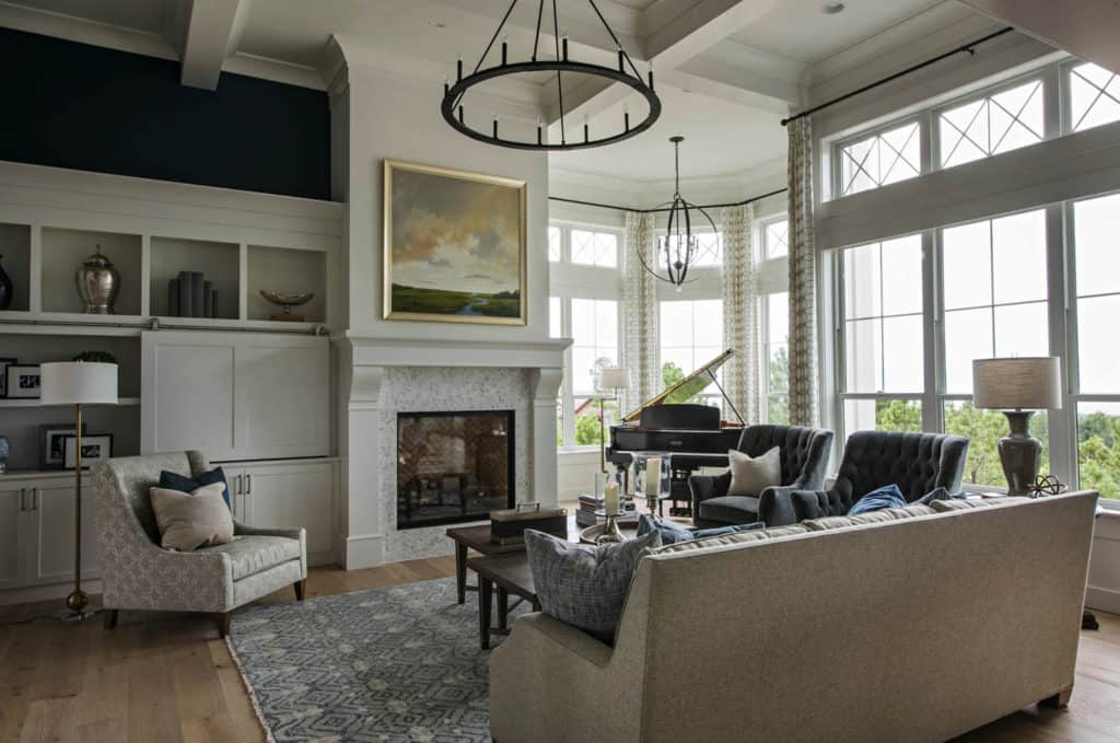 This cottage style home in Colorado Springs boasts beautiful interiors