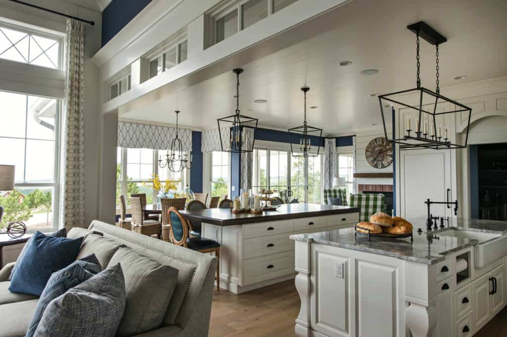 This cottage style home in Colorado Springs boasts beautiful interiors