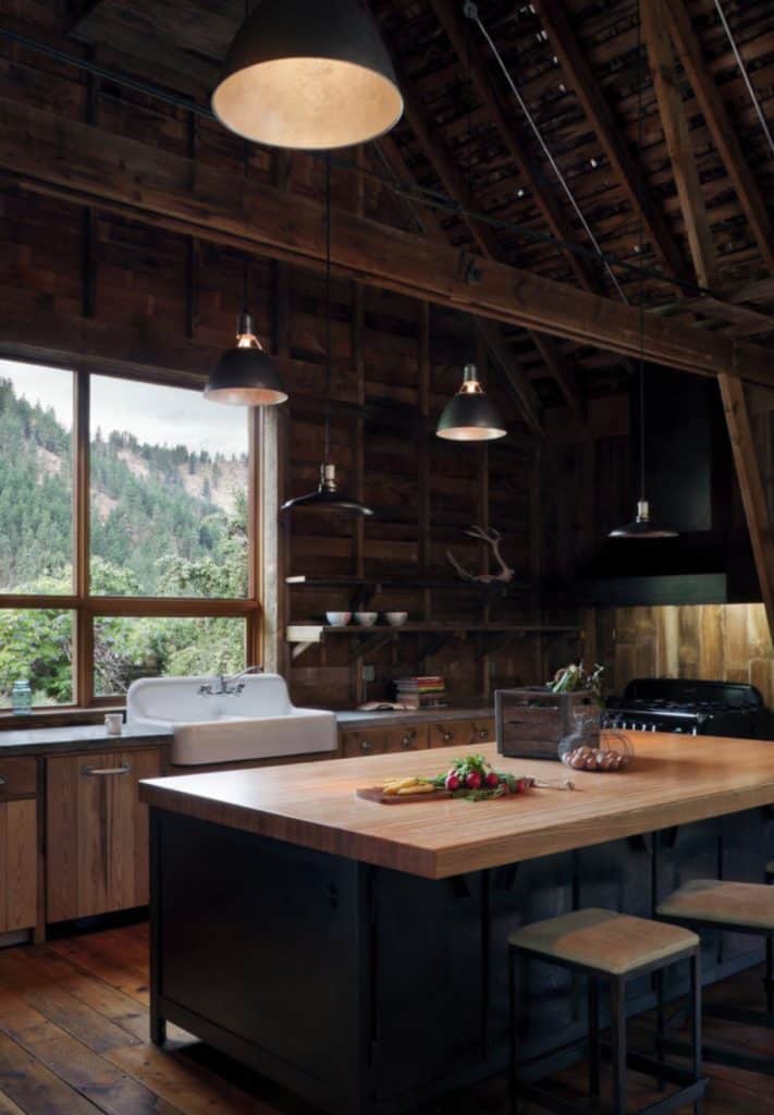 Converted barn home offers a peaceful retreat in the Cascade Mountains