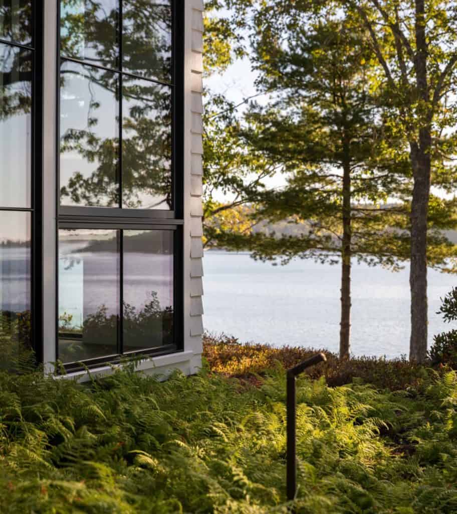 This idyllic New England cottage offers stunning Damariscotta River views