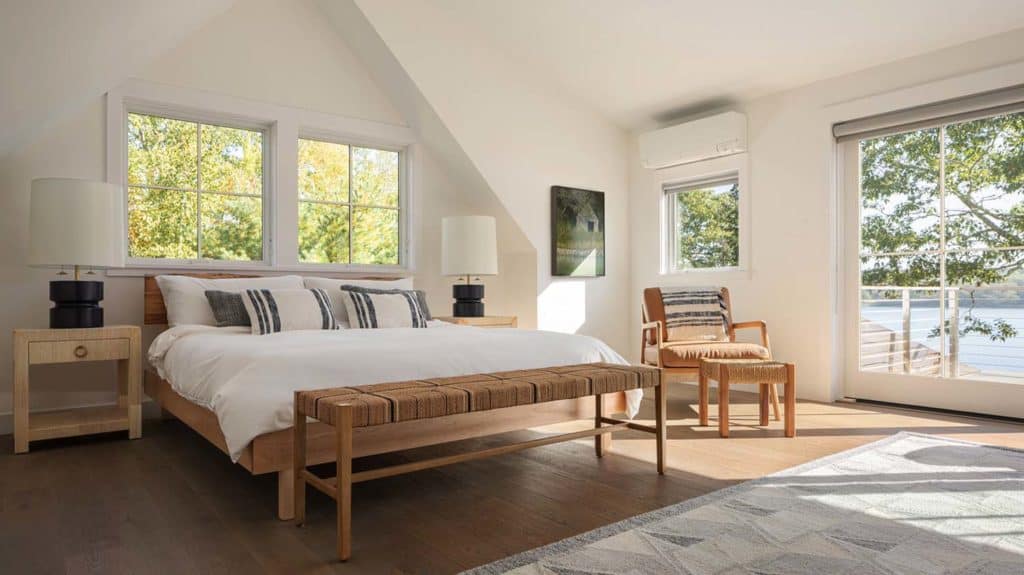 This idyllic New England cottage offers stunning Damariscotta River views
