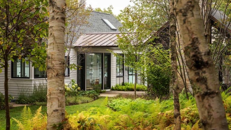 This idyllic New England cottage offers stunning Damariscotta River views