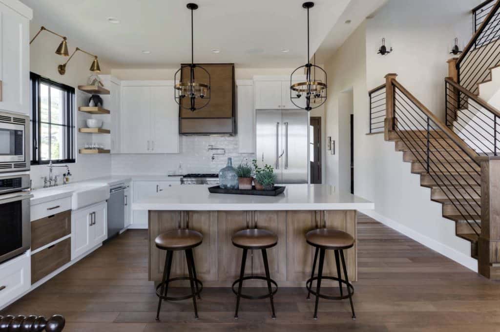 This modern farmhouse model home in Utah is full of inspiring ideas to ...