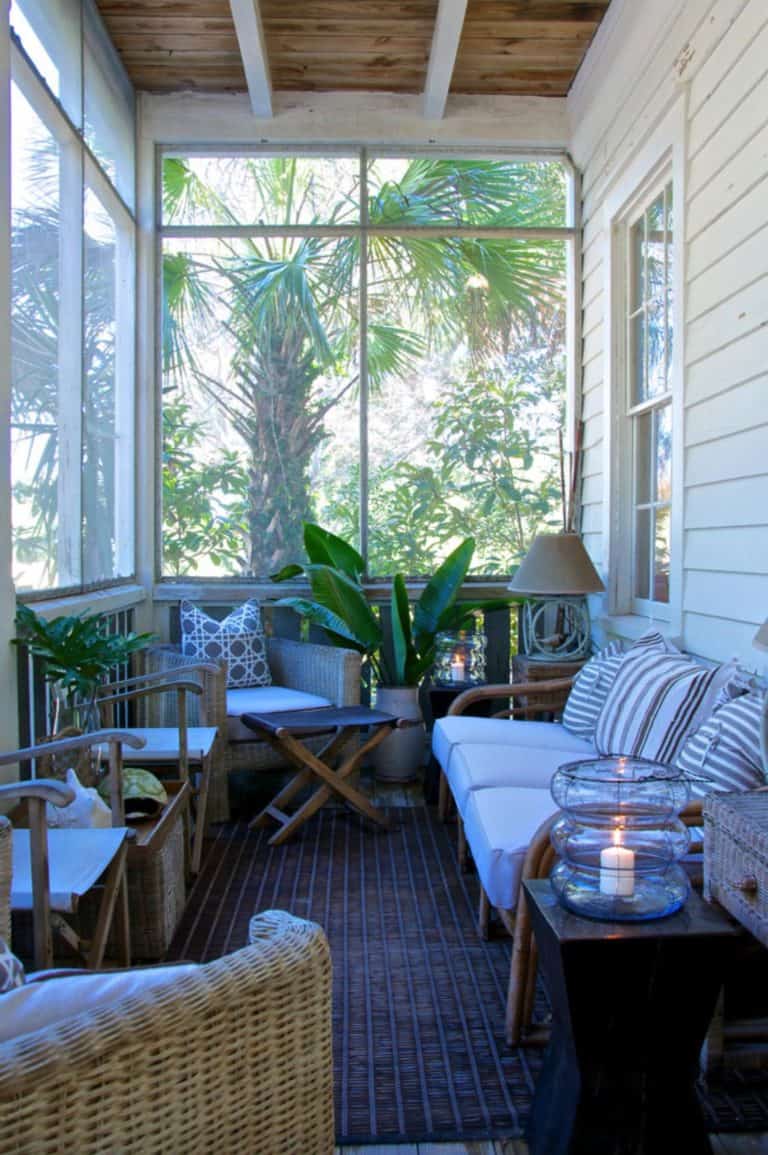 15+ Charming Southern Style Screened Porch Ideas To Love All Season