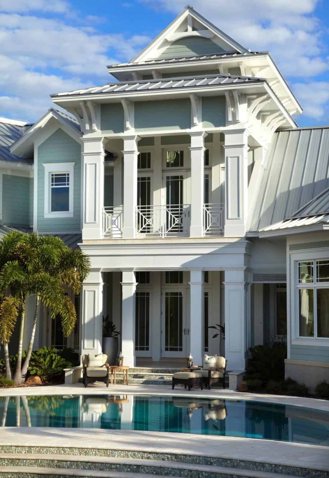 A peek inside this Florida home with beautiful coastal chic living spaces