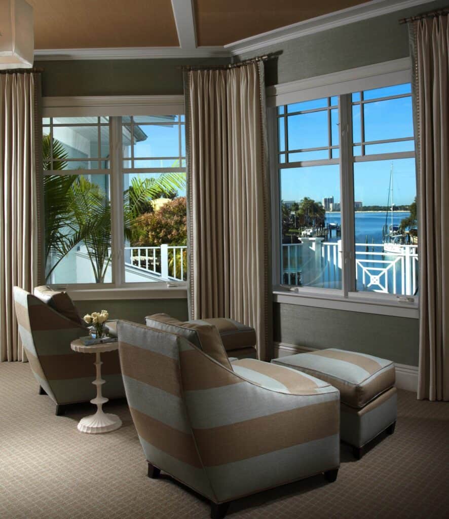 A peek inside this Florida home with beautiful coastal chic living spaces