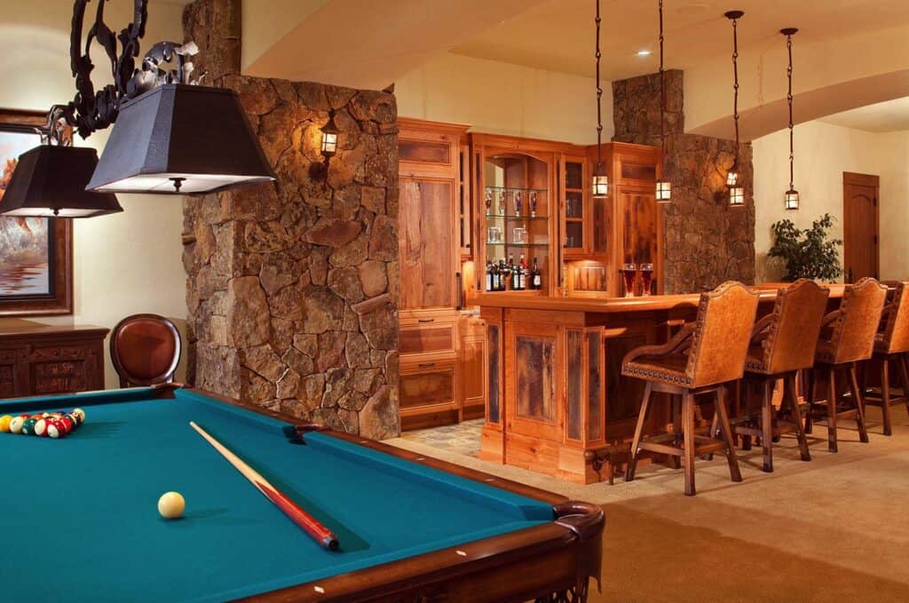 Timber-frame mountain lodge exudes old world charm in Colorado