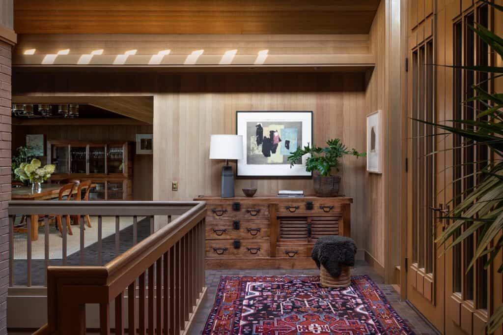 Treehouse inspired midcentury home perched on a cliffside above Puget Sound