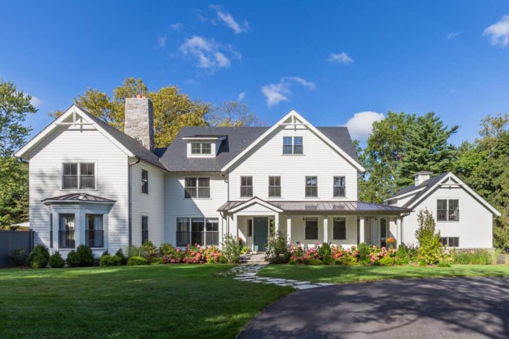 A blissful modern farmhouse in an idyllic setting of Westchester County