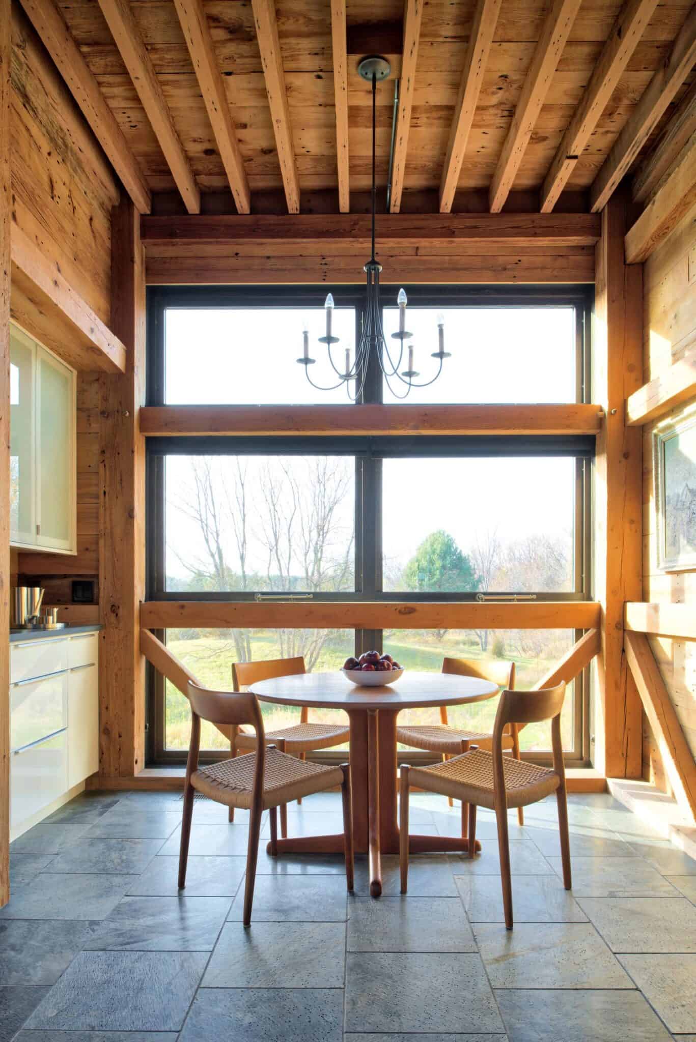 Timeworn granary gets upcycled into beautiful home in rural Minnesota