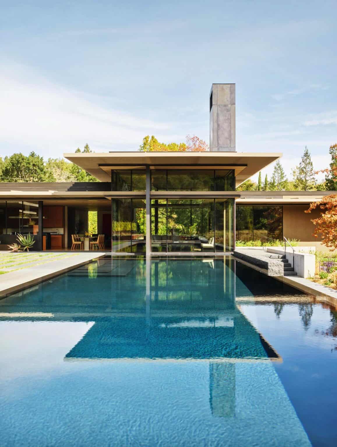 Modern net zero home in California is blissfully integrated with nature