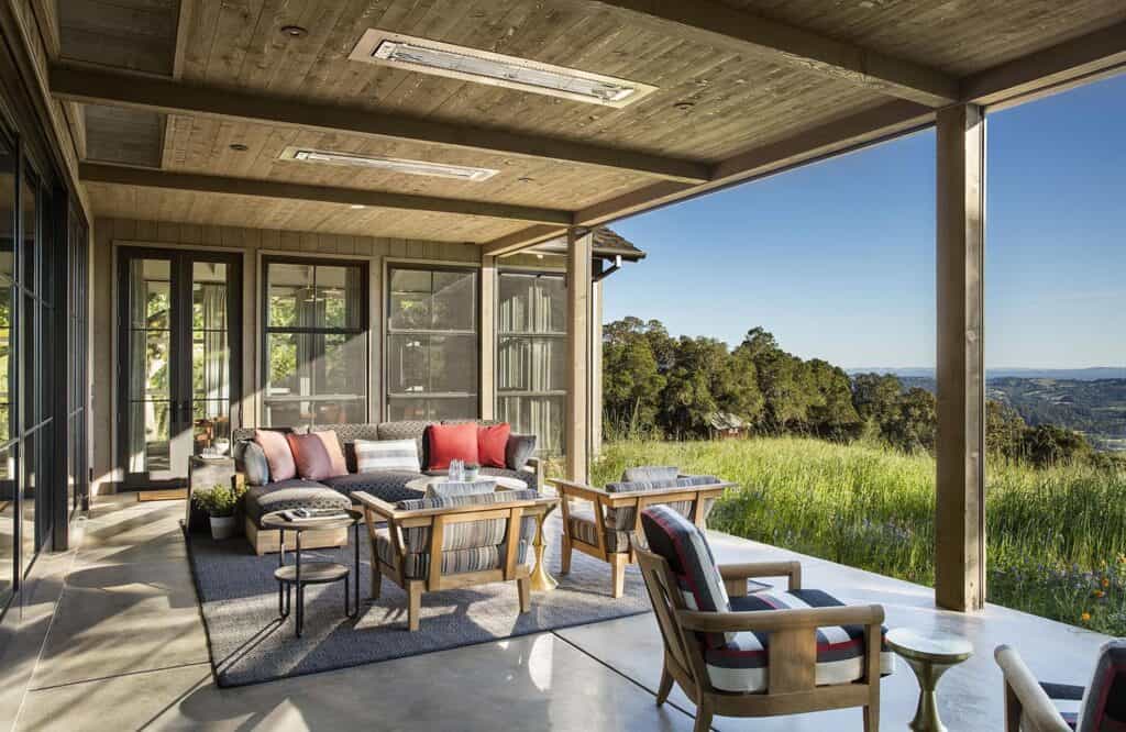 Beautiful ranch house inspired by nature in California wine country
