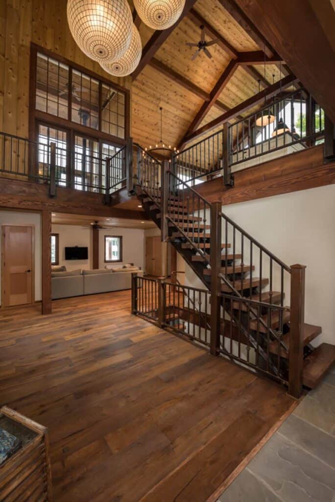 This cozy ski home tucked into the Catskill Mountains is a winter dream
