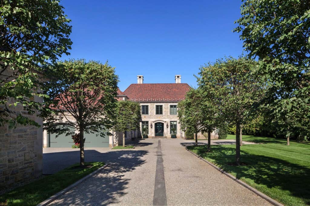 Tour a stunning French provincial house overlooking Long Island Sound