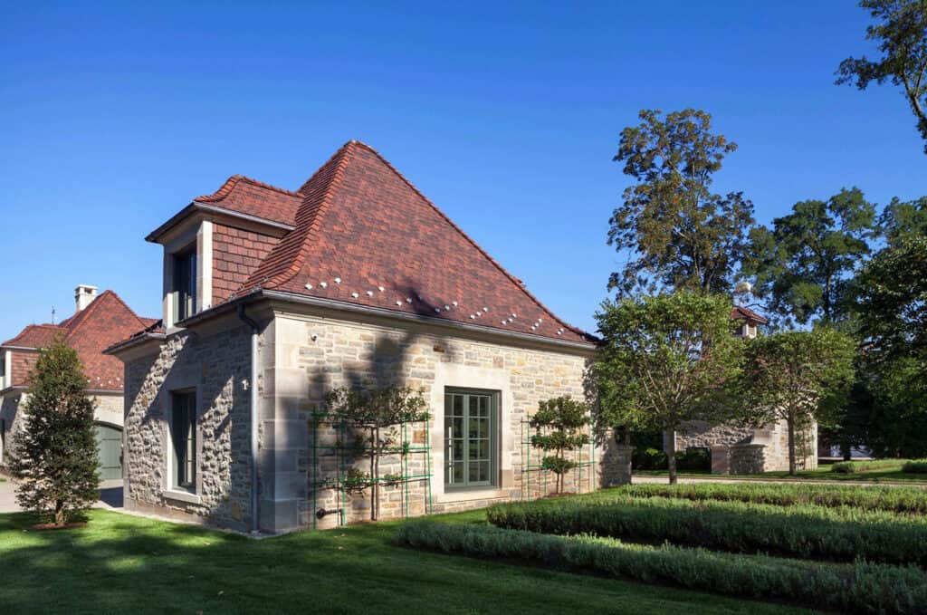 Tour a stunning French provincial house overlooking Long Island Sound