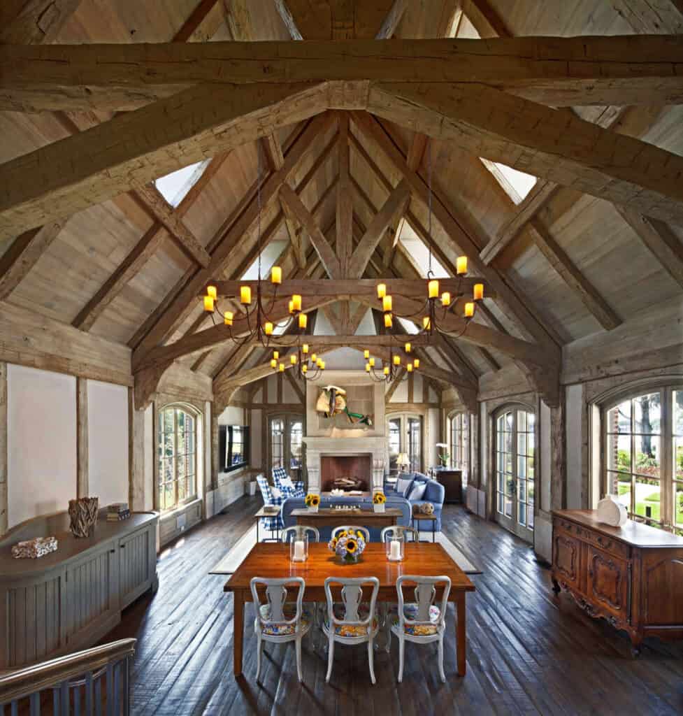 Tour a stunning French provincial house overlooking Long Island Sound