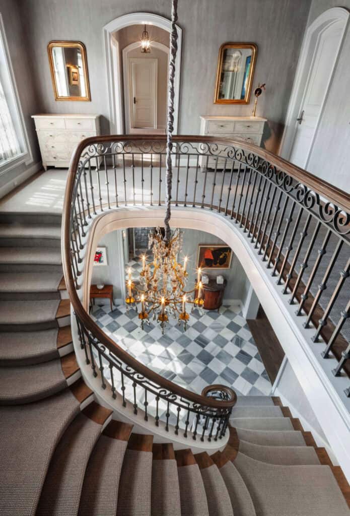 Tour a stunning French provincial house overlooking Long Island Sound