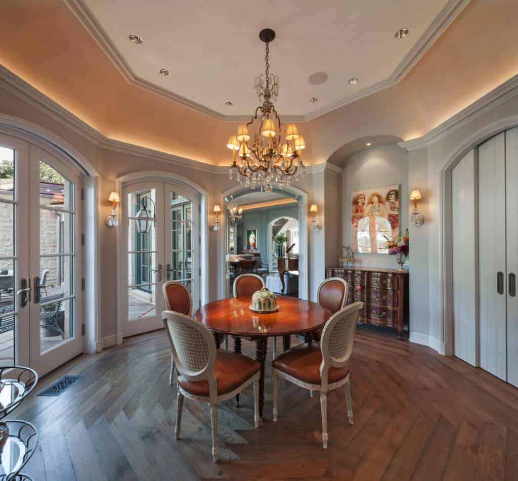 Tour a stunning French provincial house overlooking Long Island Sound