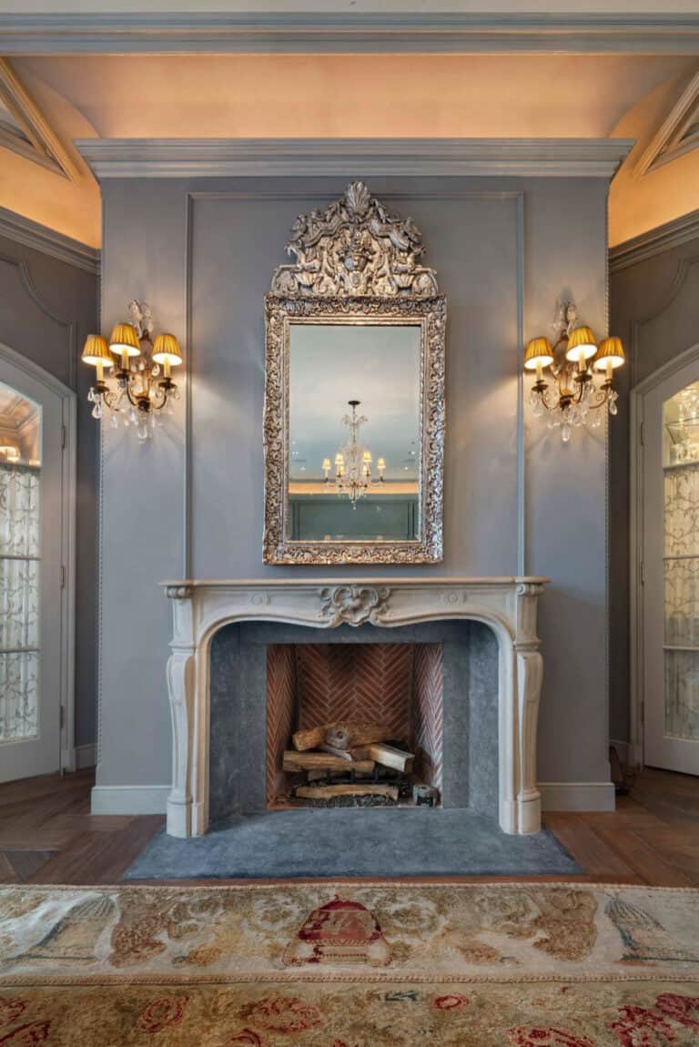 Tour a stunning French provincial house overlooking Long Island Sound