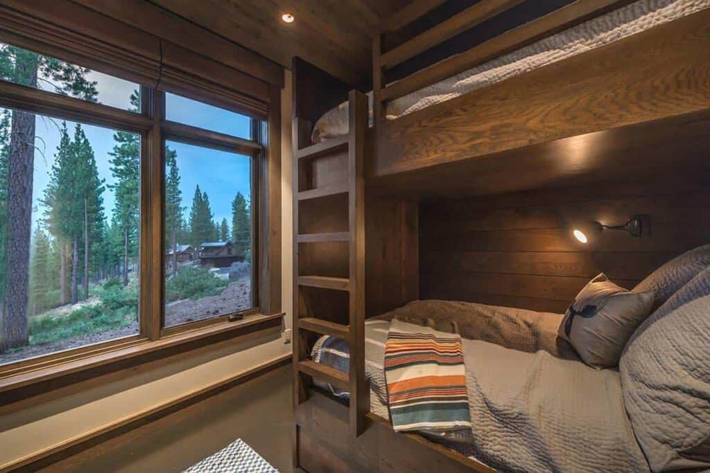 A luxurious mountain style home in Martis Camp with breathtaking views
