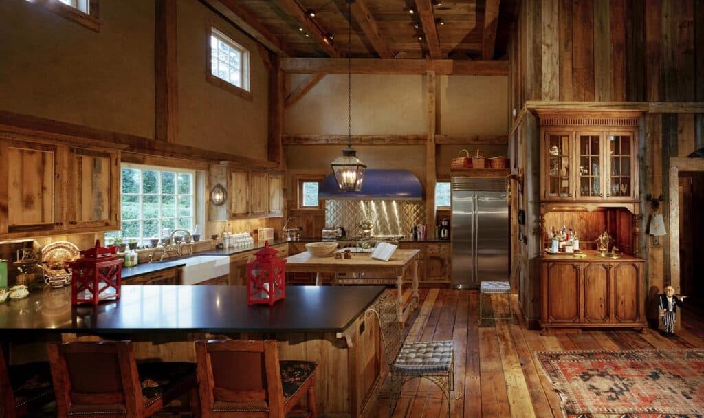 Step inside this stunning rustic entertainment barn in Greenwich ...