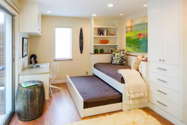 24 Amazing Home Office Ideas That Double As Cozy Guest Bedrooms