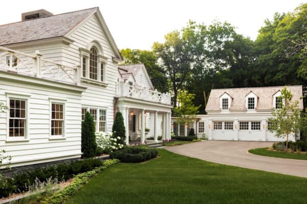 Tour a gorgeous colonial style lakeside home on Wayzata Bay, Minnesota