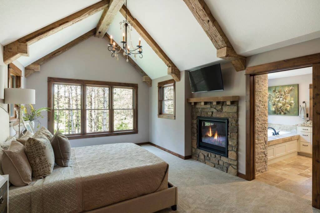 This inviting Minnesota house showcases a striking organic mountain style