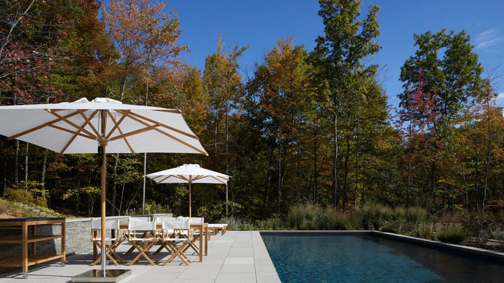 Step into this Scandinavian inspired midcentury retreat in the Catskill ...