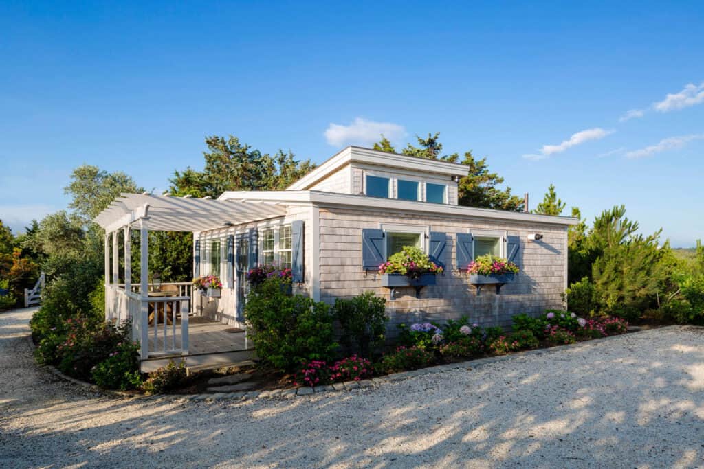 Contemporary beach shack provides a cozy getaway in Martha's Vineyard