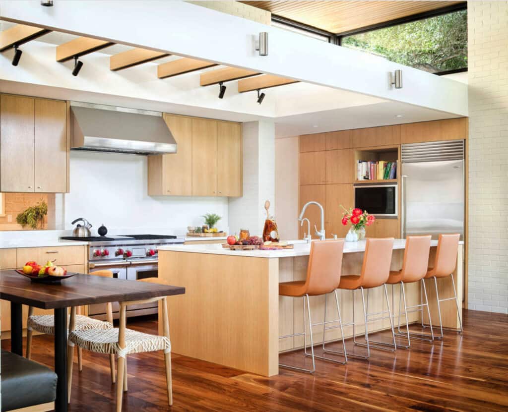 A mid-century modern home reimagined with beautiful details on Lake Austin