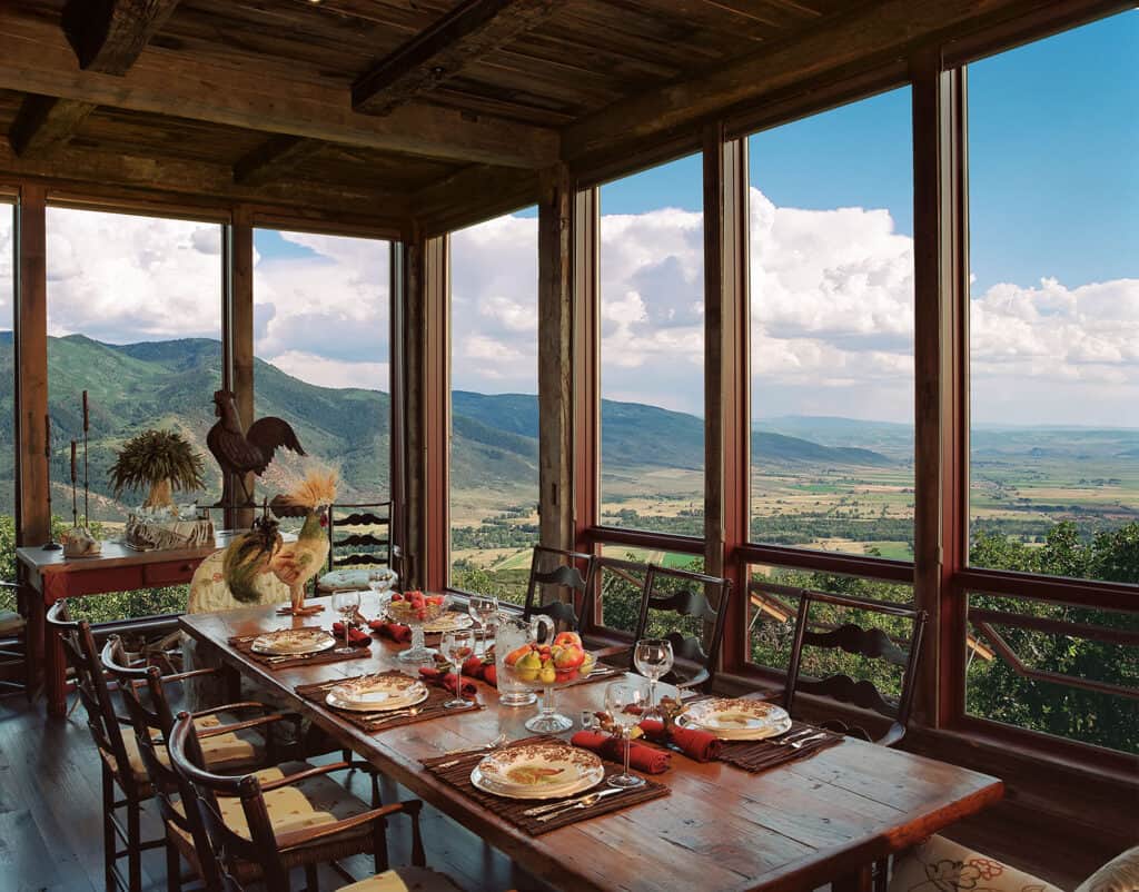 Rustic modern barn home offers a peaceful retreat in the Utah Mountains