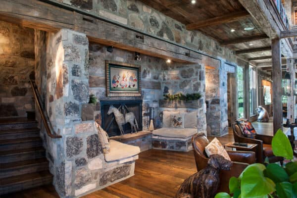 Rustic modern barn home offers a peaceful retreat in the Utah Mountains