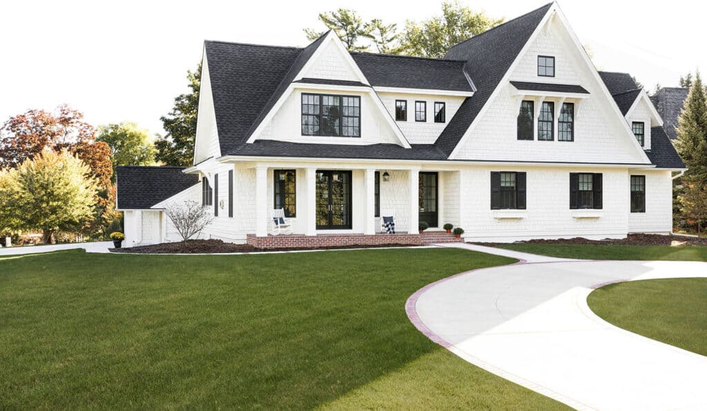 Tour an American cottage style home with gorgeous details in the Midwest