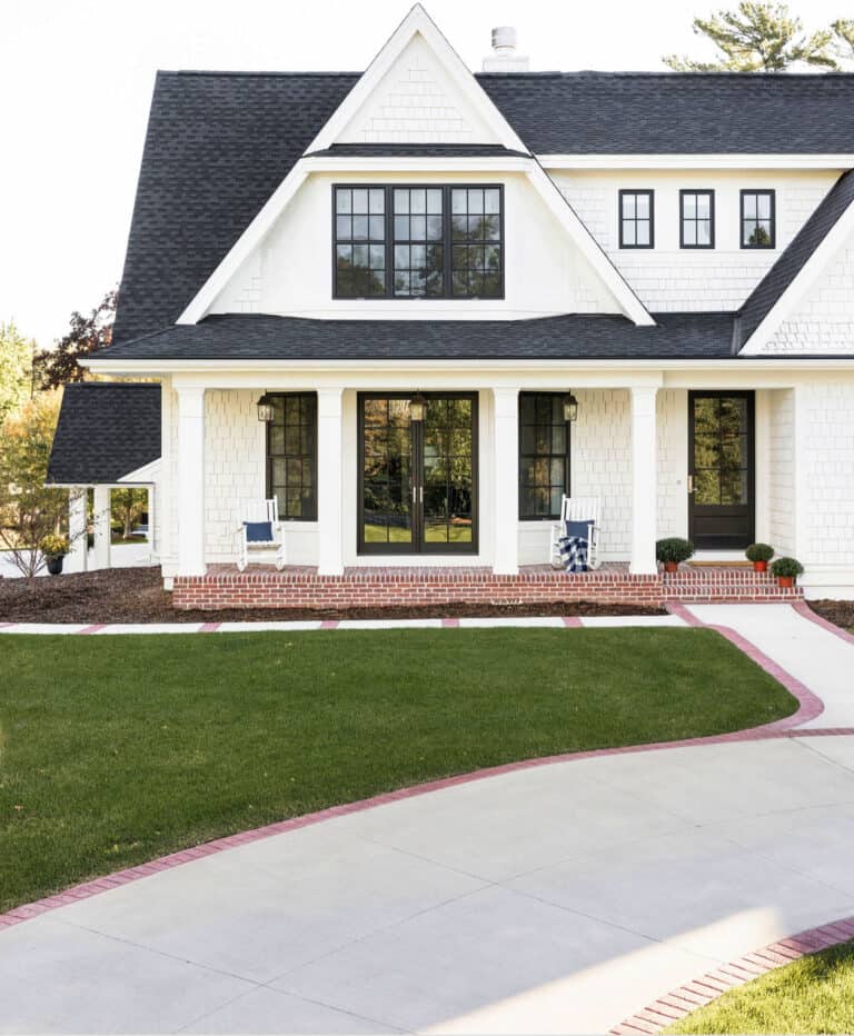 Tour an American cottage style home with gorgeous details in the Midwest