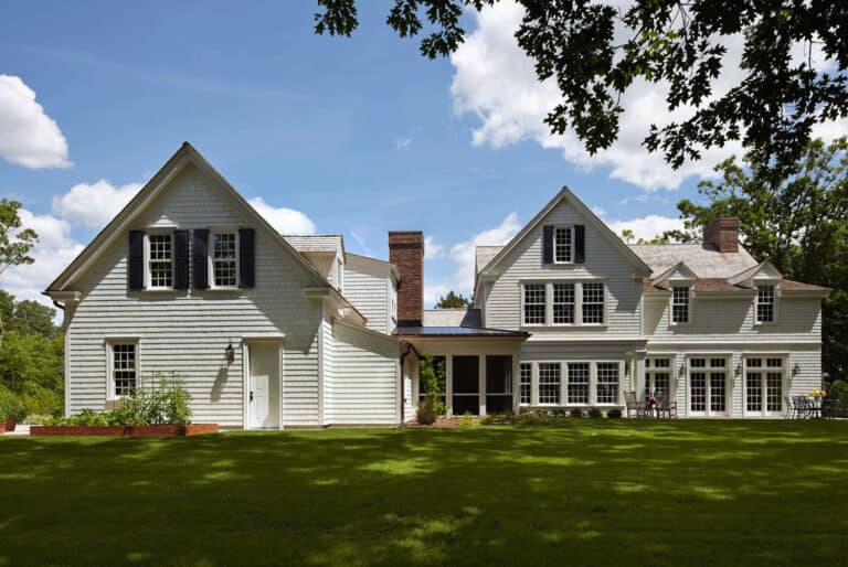 Step into this charming colonial farmhouse with modern details in Minnesota