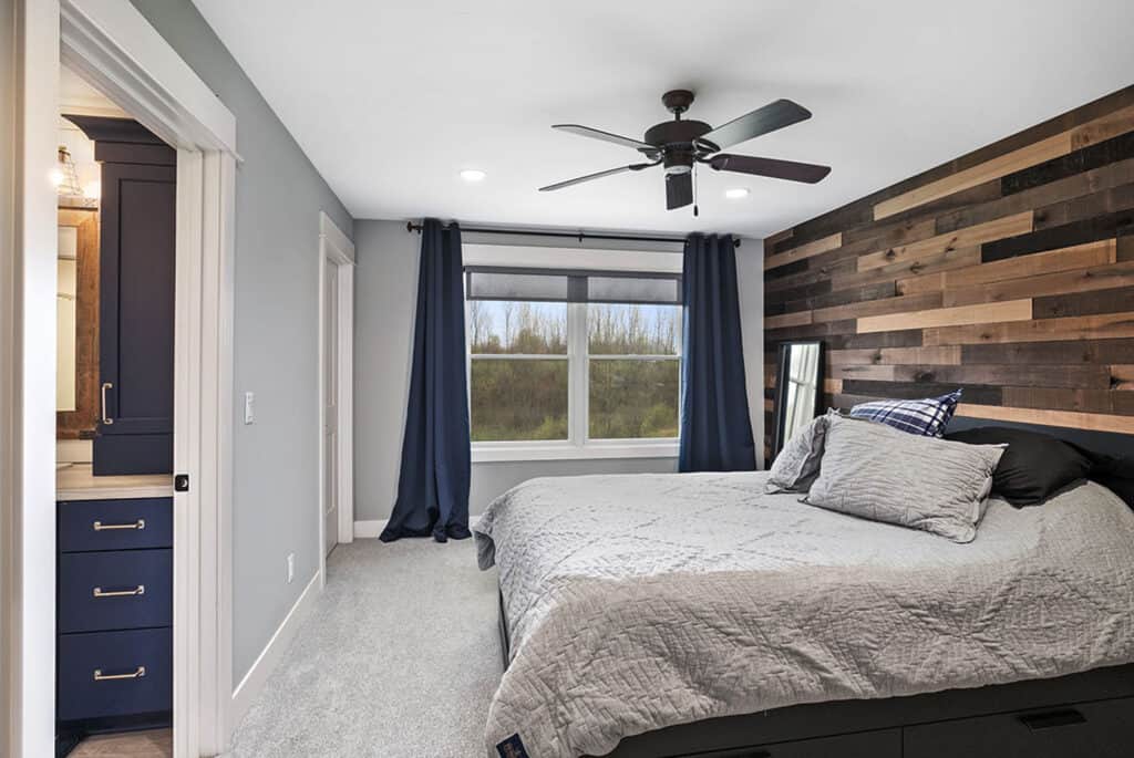 Tour this modern farmhouse designed with inspiring details in Michigan
