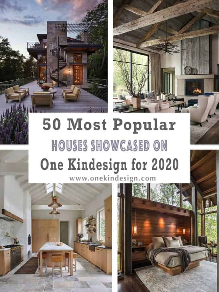 50 Most Popular Houses Showcased on One Kindesign for 2020