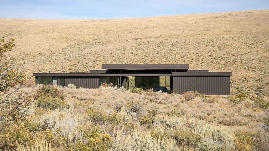 Fabulous off-grid modern cabin nestled in rolling hills of southern Idaho