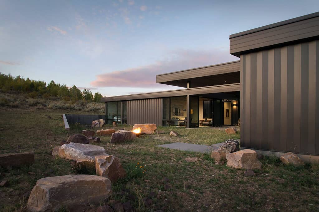 Fabulous off-grid modern cabin nestled in rolling hills of southern Idaho