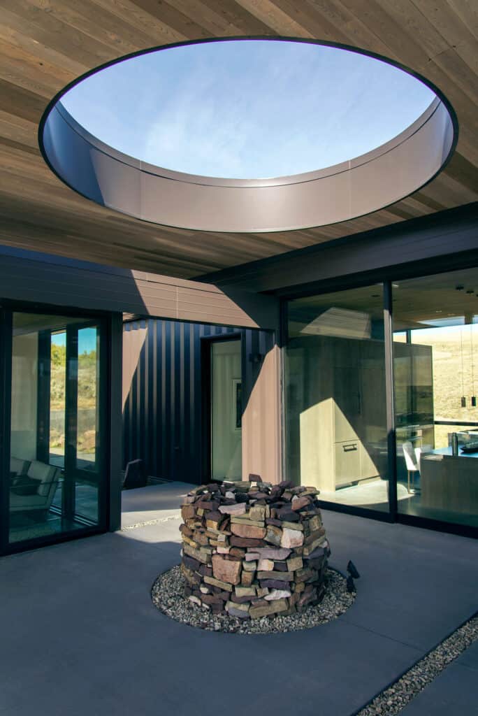 Fabulous off-grid modern cabin nestled in rolling hills of southern Idaho
