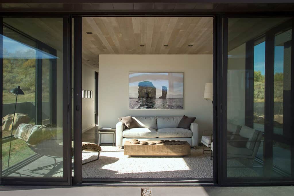 Fabulous off-grid modern cabin nestled in rolling hills of southern Idaho