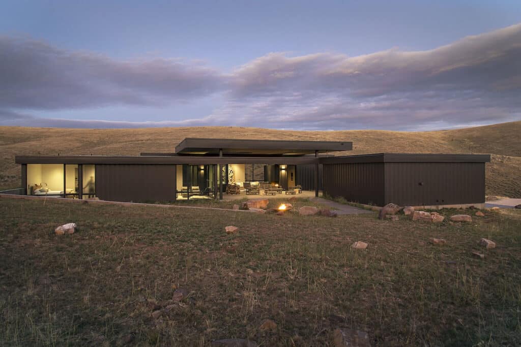 Fabulous off-grid modern cabin nestled in rolling hills of southern Idaho