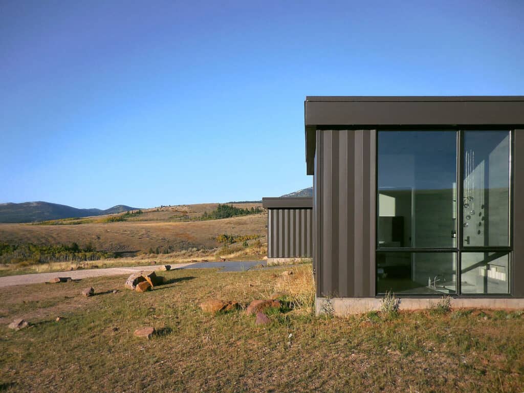 Fabulous off-grid modern cabin nestled in rolling hills of southern Idaho