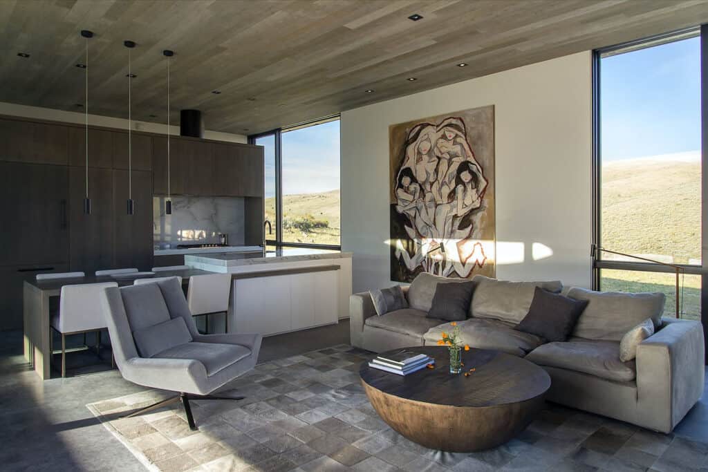 Fabulous off-grid modern cabin nestled in rolling hills of southern Idaho