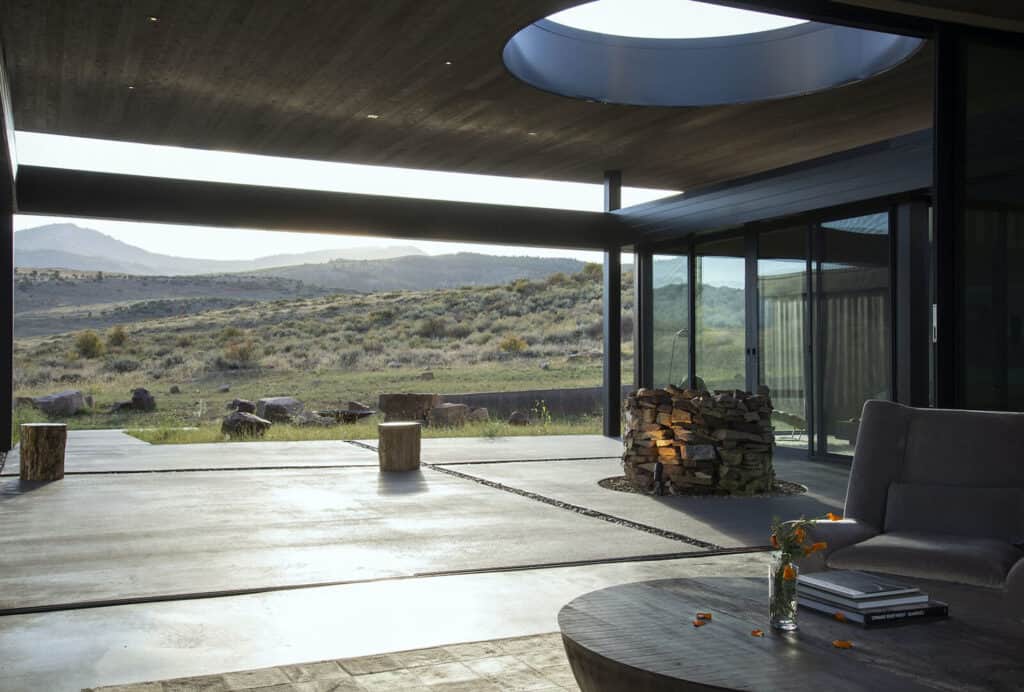Fabulous off-grid modern cabin nestled in rolling hills of southern Idaho