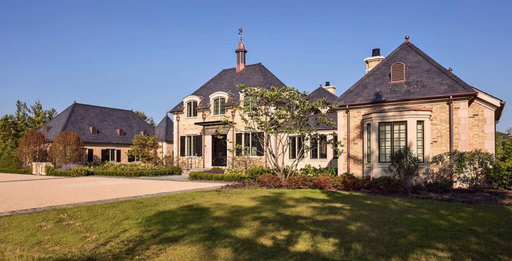 Tour this absolutely dreamy French Normandy lake house in Wisconsin