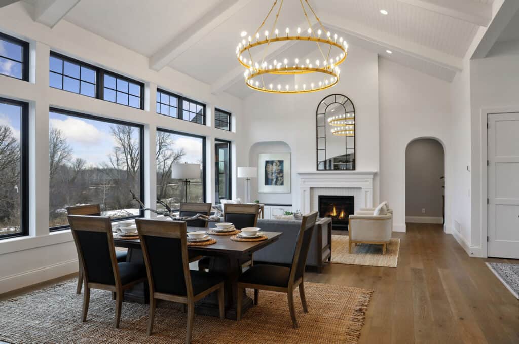 Tour this farmhouse style model home in Minnesota with inviting details